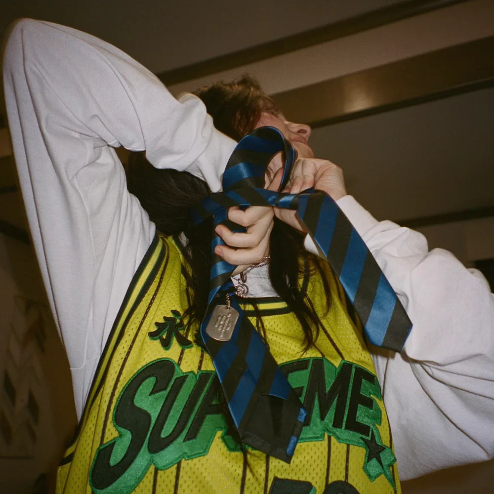 Cravate Noir et Bleu - Store Billie Eilish